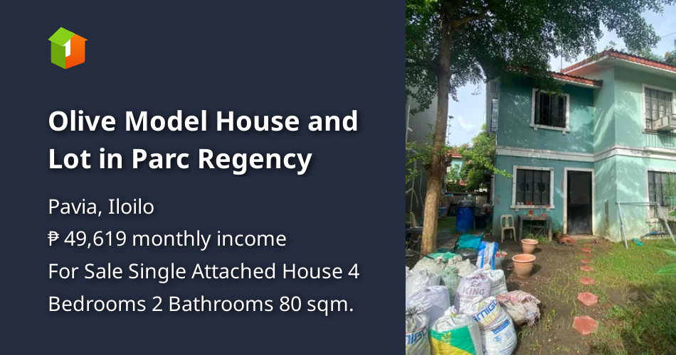 Olive Model House and Lot in Parc Regency [Houses and Lots 🏘️] (July ...