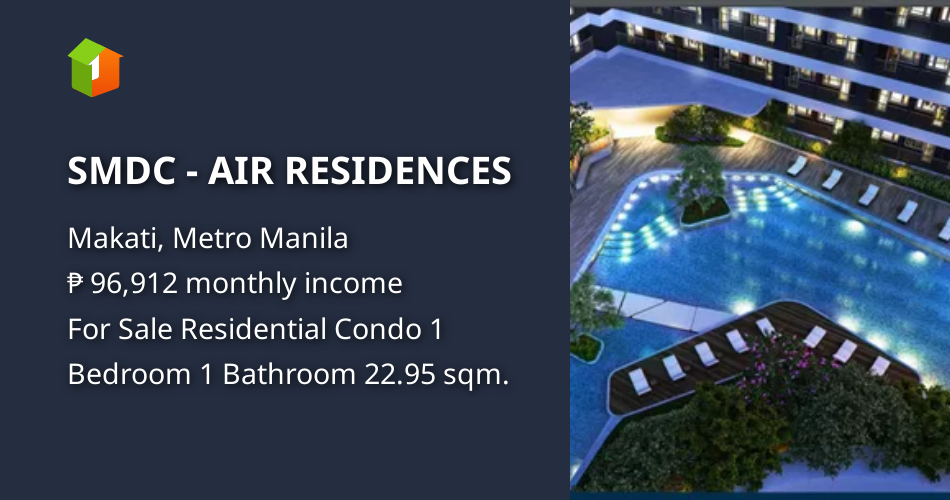 SMDC - AIR RESIDENCES [Condos 🏙️] (May 2023) in Makati, Metro Manila ...