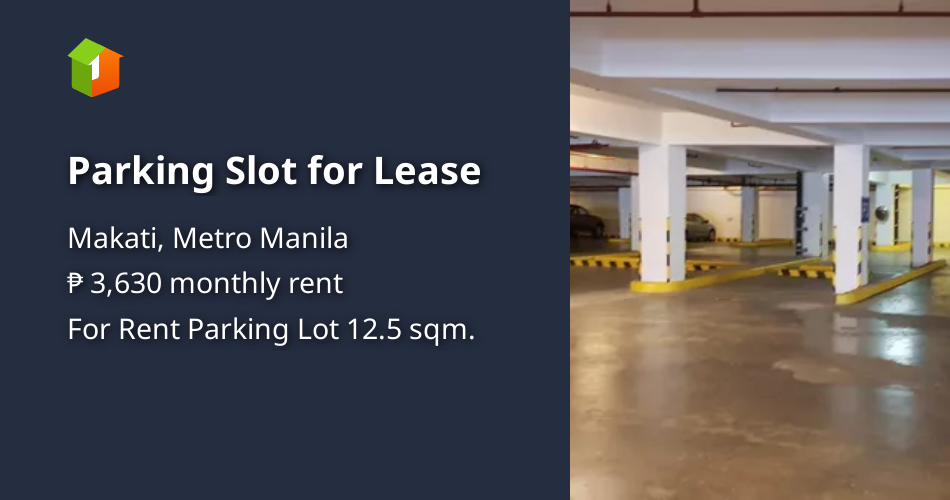 Parking Slot for Lease [Lots 🚜] (June 2026) in Makati, Metro Manila for ...