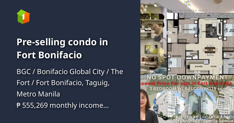 Pre-selling condo in Fort Bonifacio [Condos 🏙️] (November 2023) in BGC ...