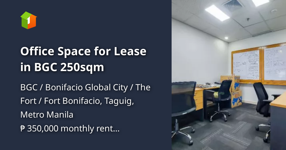 Office Space for Lease in BGC 250sqm [Commercial Properties 🏭 ...