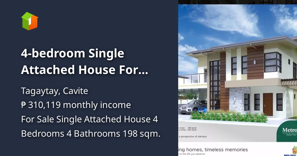 4-bedroom Single Attached House For Sale in Tagaytay Cavite [House and Lot 🏘️] (February 2024 ...
