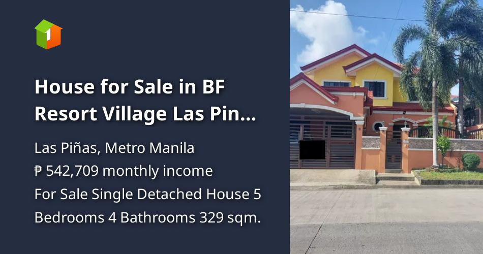 House for Sale in BF Resort Village Las Pinas City [Houses and Lots 🏘️ ...