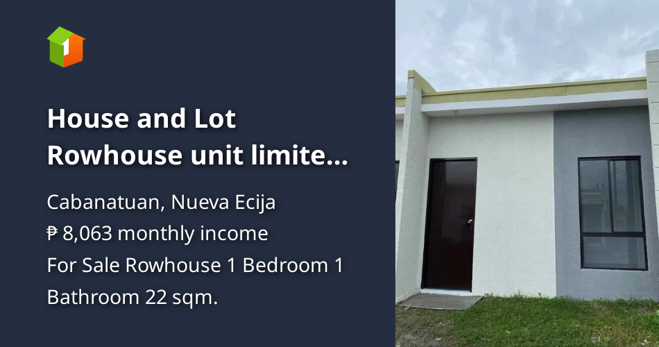 House and Lot Rowhouse unit limited units left [Houses and Lots 🏘️ ...