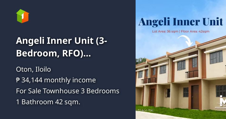 Angeli Inner Unit (3-Bedroom, RFO) Available in Iloilo [Houses and Lots ...