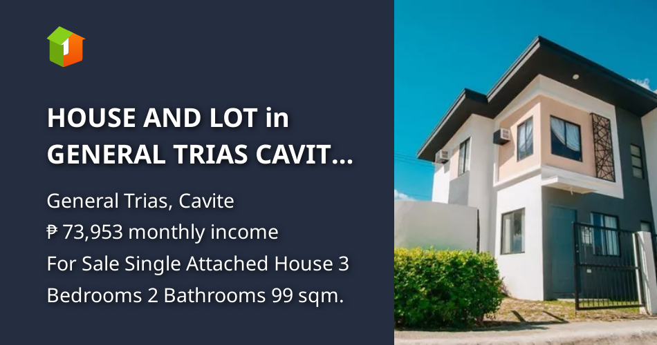 HOUSE AND LOT in GENERAL TRIAS CAVITE by PHIRST PARK HOMES [Houses and ...
