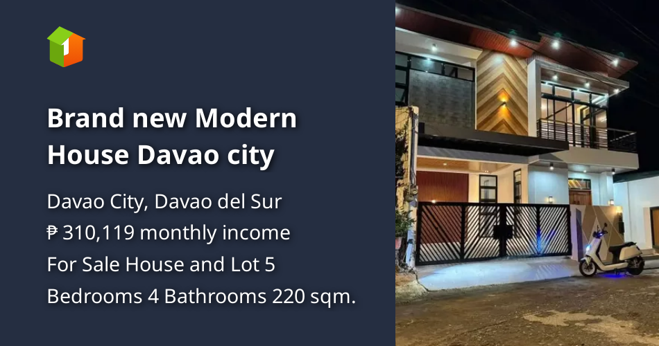 Brand new Modern House Davao city [Houses and Lots 🏘️] (September 2025 ...