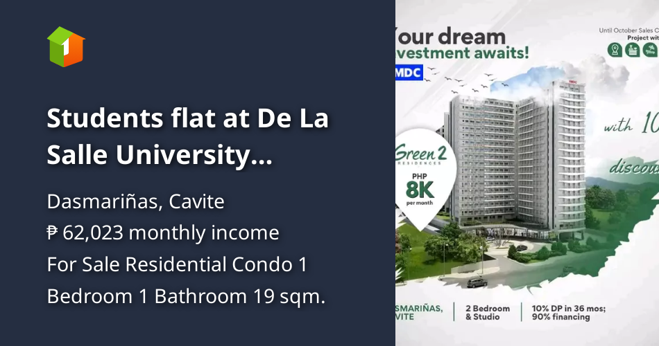 Students flat at De La Salle University Dasmarinas and SM City [Condos ...
