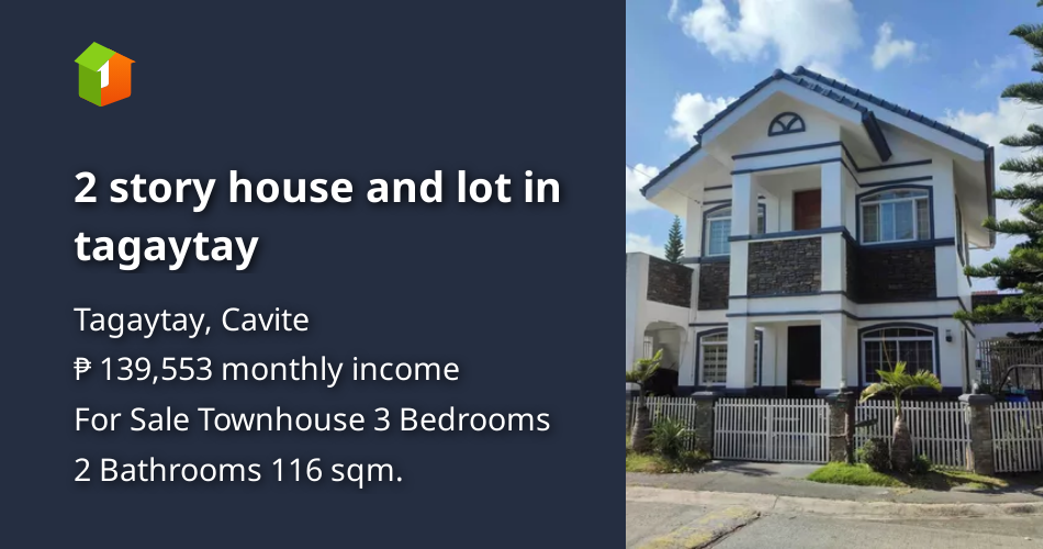 2 story house and lot in tagaytay [Houses and Lots 🏘️] (December 2023 ...