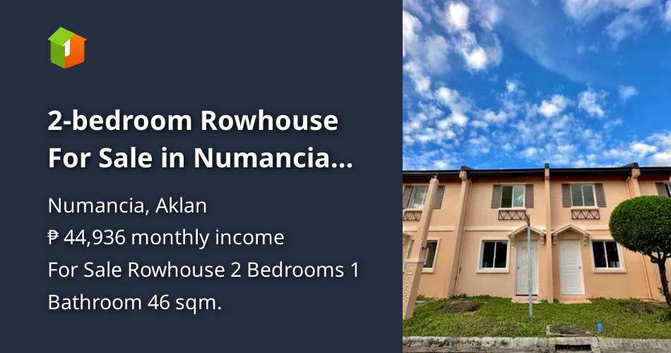 2-bedroom Rowhouse For Sale in Numancia Aklan [Houses and Lots 🏘️ ...