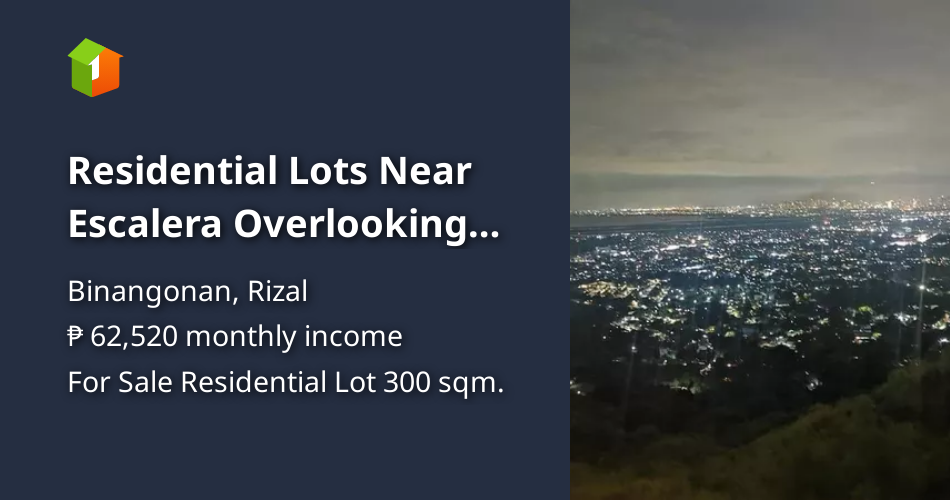 Residential Lots Near Escalera Overlooking Manila Skyline [Lots 🚜 ...