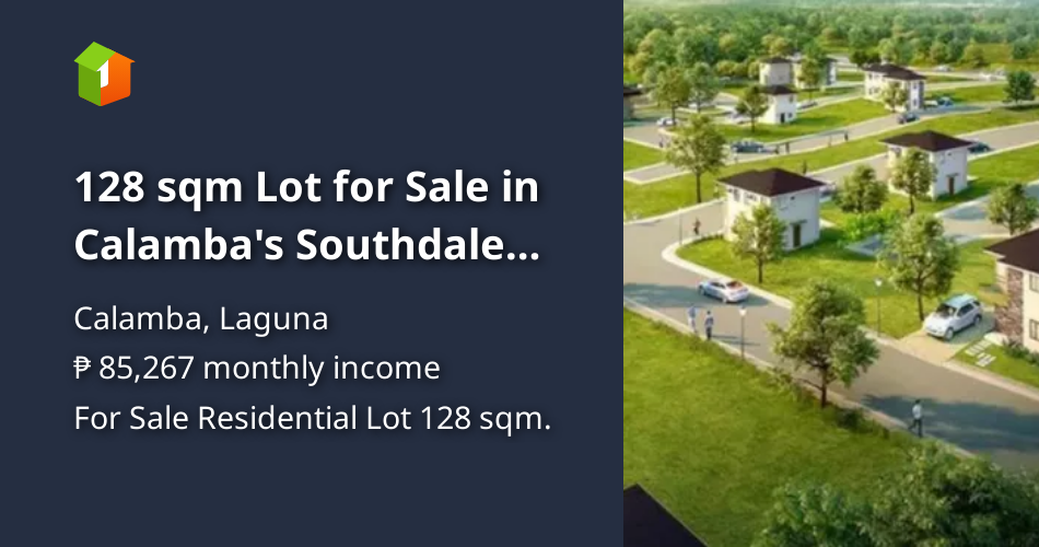 128 sqm Lot for Sale in Calamba's Southdale Settings Community [Lots 🚜 ...
