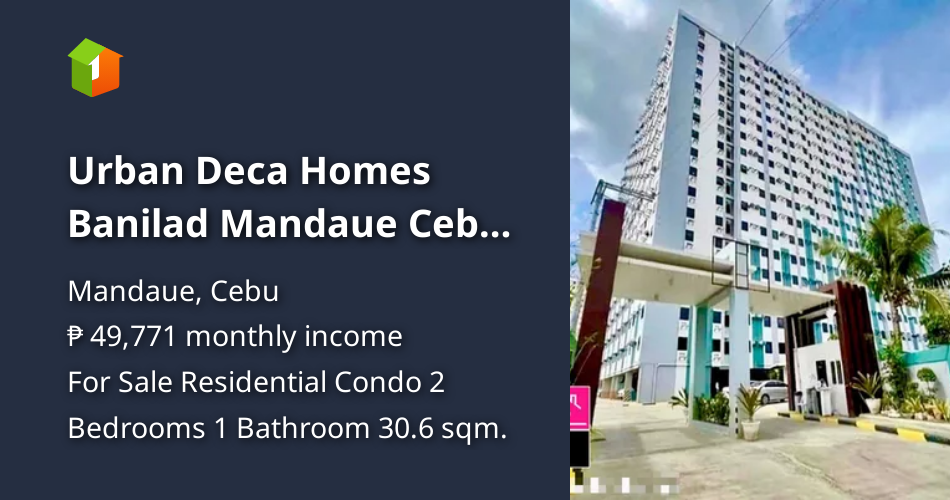 Urban Deca Homes Banilad Mandaue Cebu For Sale [Condos 🏙️] (October ...