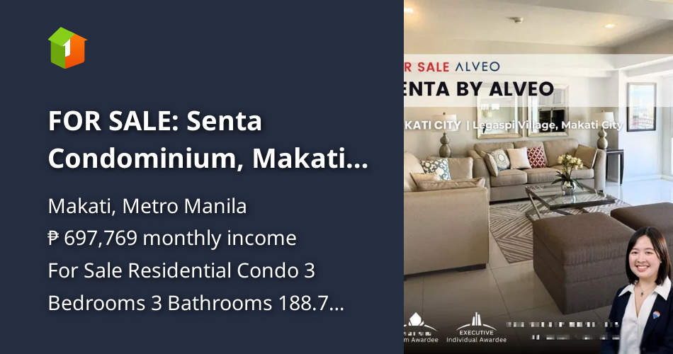 FOR SALE: Senta Condominium, Makati 3BR Penthouse at (Direct Buyers ...