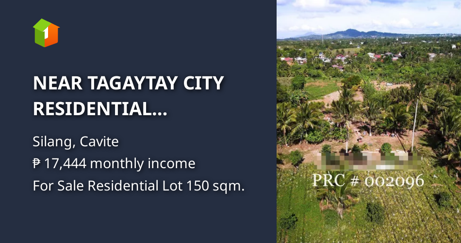 NEAR TAGAYTAY CITY RESIDENTIAL SUBDIVISION LOT ONLY [Lots 🚜] (February ...