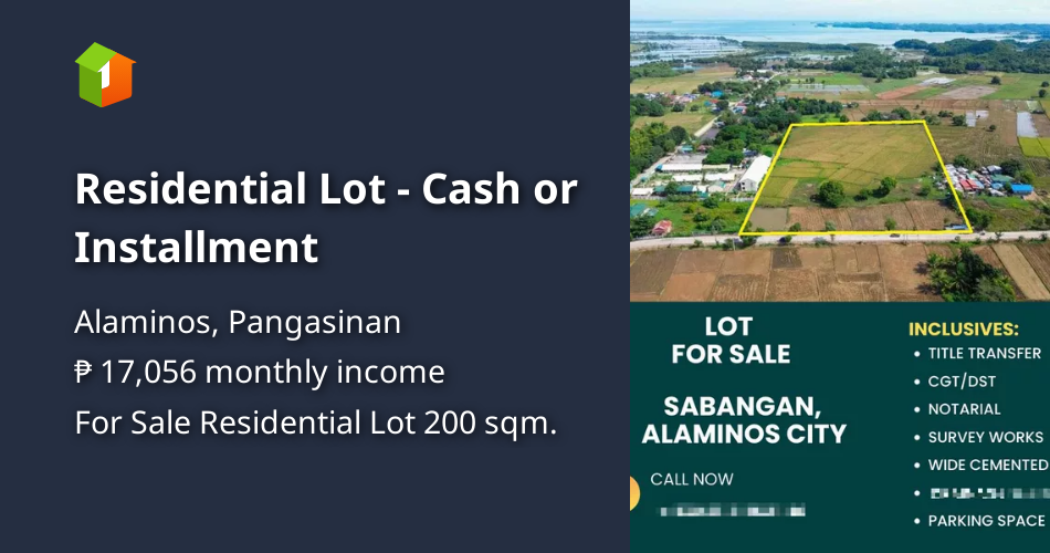 Residential Lot - Cash or Installment [Lots 🚜] (April 2025) in Alaminos ...
