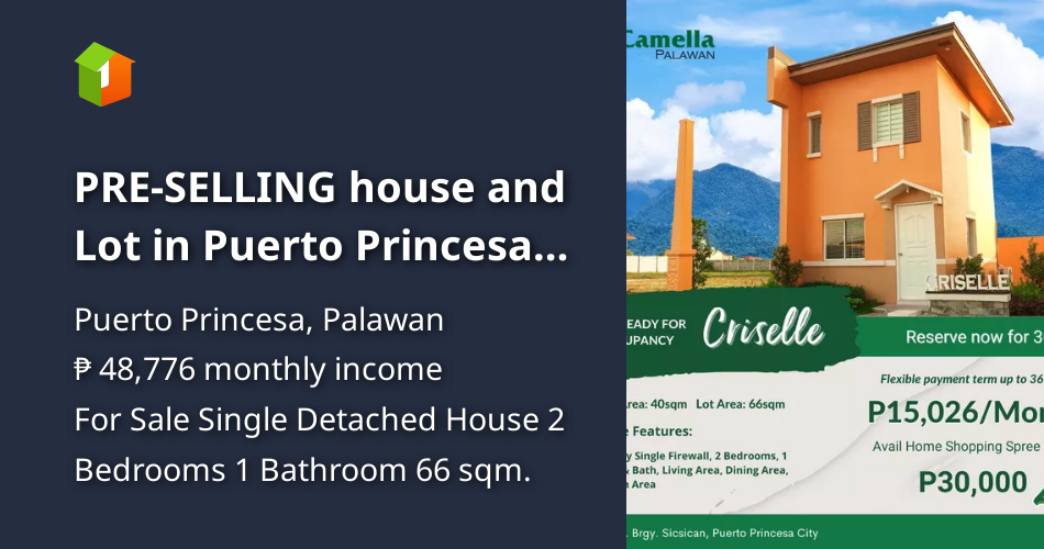 PRE-SELLING house and Lot in Puerto Princesa Palawan [Houses and Lots 🏘 ...