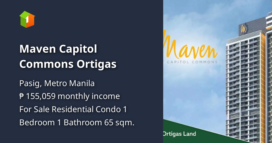 Maven Capitol Commons Ortigas [Condos 🏙️] (January 2022) in Pasig ...
