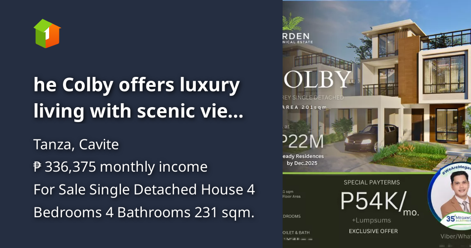 He Colby offers luxury living with scenic views, smart security, and ...
