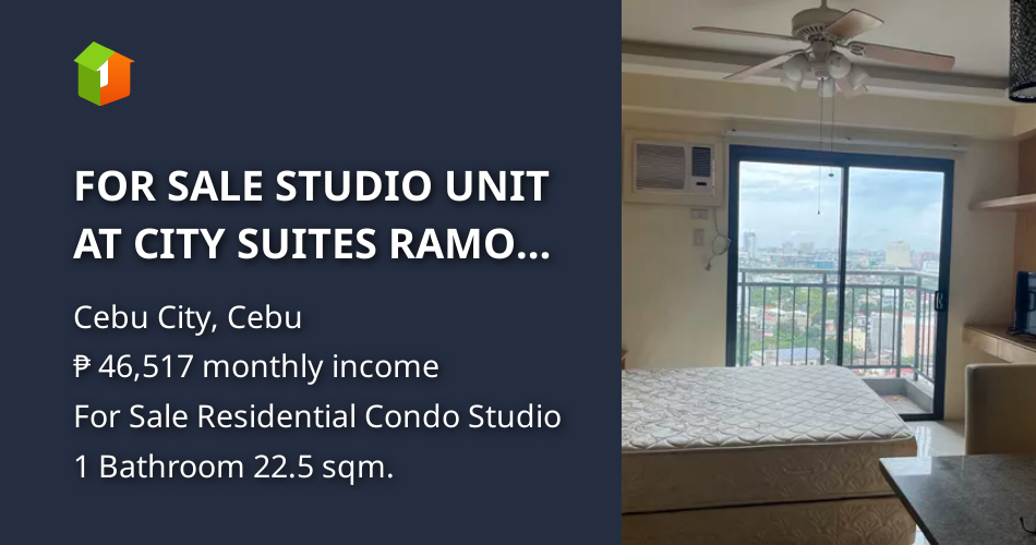 FOR SALE STUDIO UNIT AT CITY SUITES RAMOS TOWER - ULTIMA RESIDENCES ...