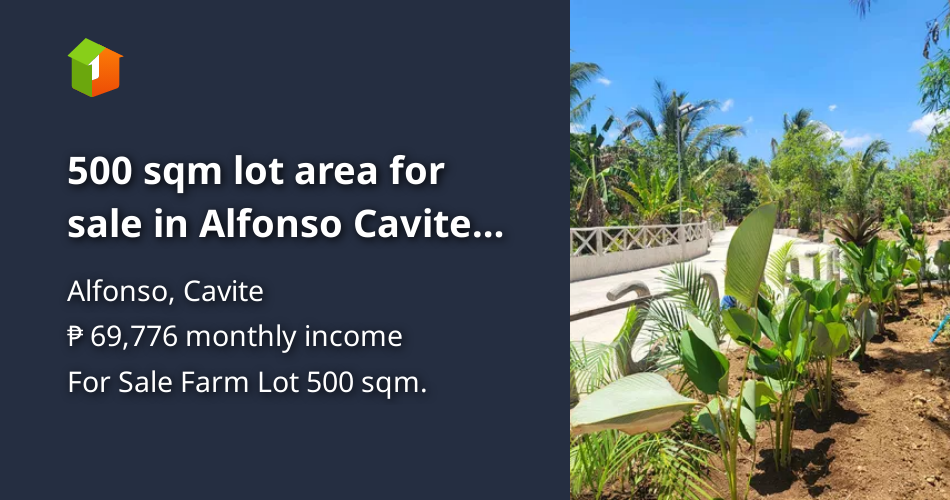 500 sqm lot area for sale in Alfonso Cavite near Twin Lakes [Lots 🚜 ...