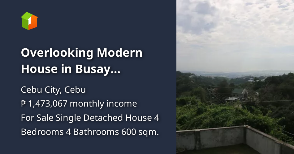 Overlooking Modern House in Busay Highlands [Houses and Lots 🏘️] (April ...