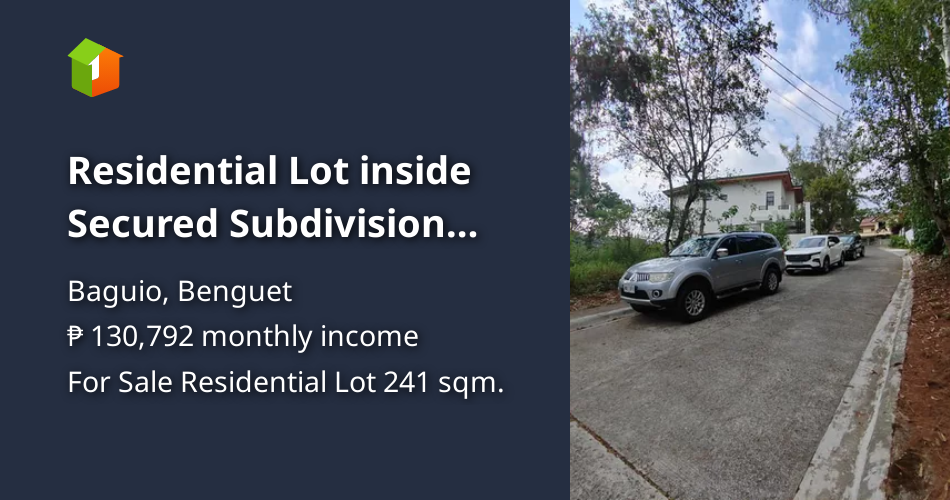 Residential Lot inside Secured Subdivision 24/7 [Lots 🚜] (June 2025) in ...