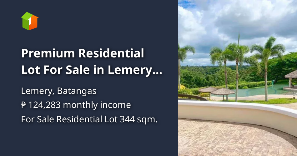 Premium Residential Lot For Sale in Lemery Batangas - Leisure Farms ...