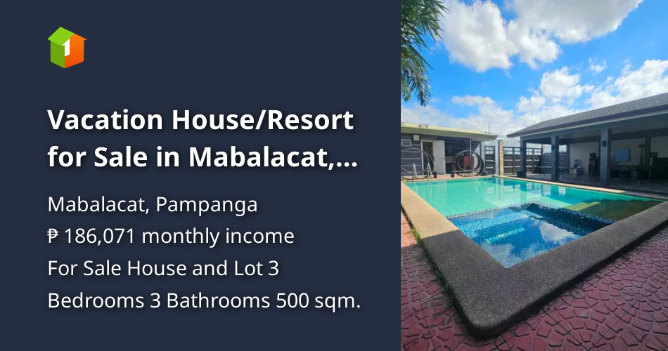 Vacation House/Resort for Sale in Mabalacat, Pampanga [Houses and Lots 🏘️] (December 2025) in ...