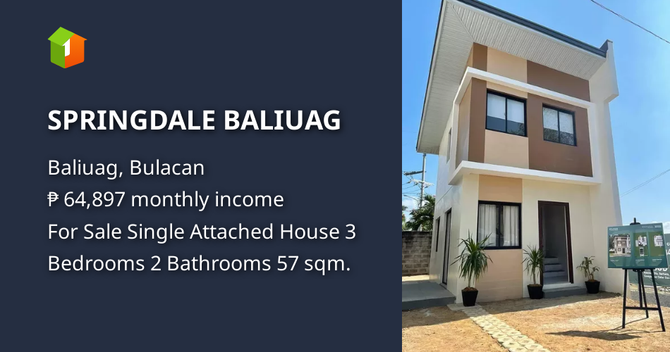 SPRINGDALE BALIUAG [Houses and Lots 🏘️] (April 2023) in Baliuag ...