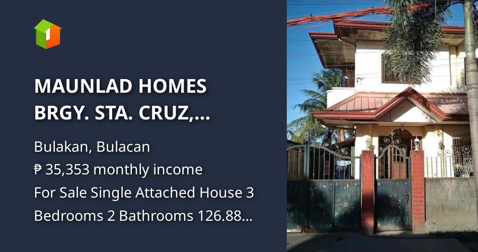 MAUNLAD HOMES BRGY. STA. CRUZ, GUIGUINTO, BULACAN [Houses and Lots 🏘️] (December 2025) in ...