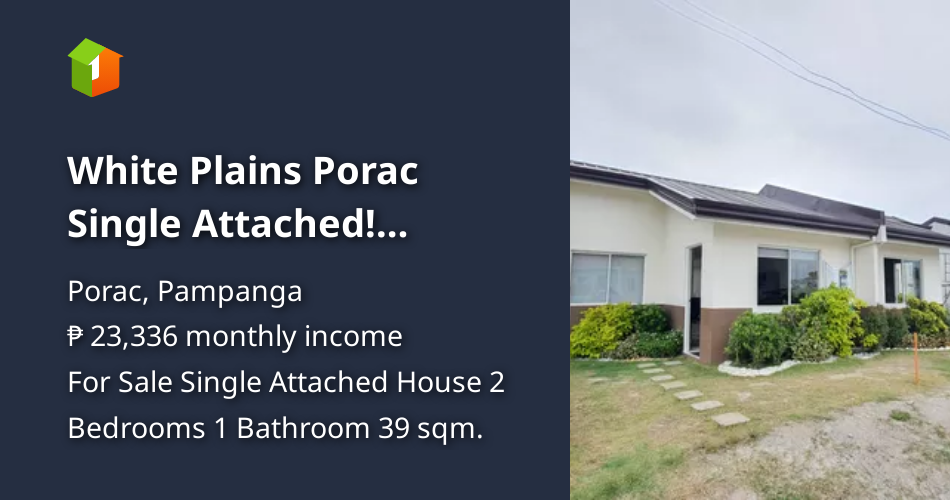 White Plains Porac Single Attached! 107sqm Lot Area [Houses and Lots 🏘️ ...