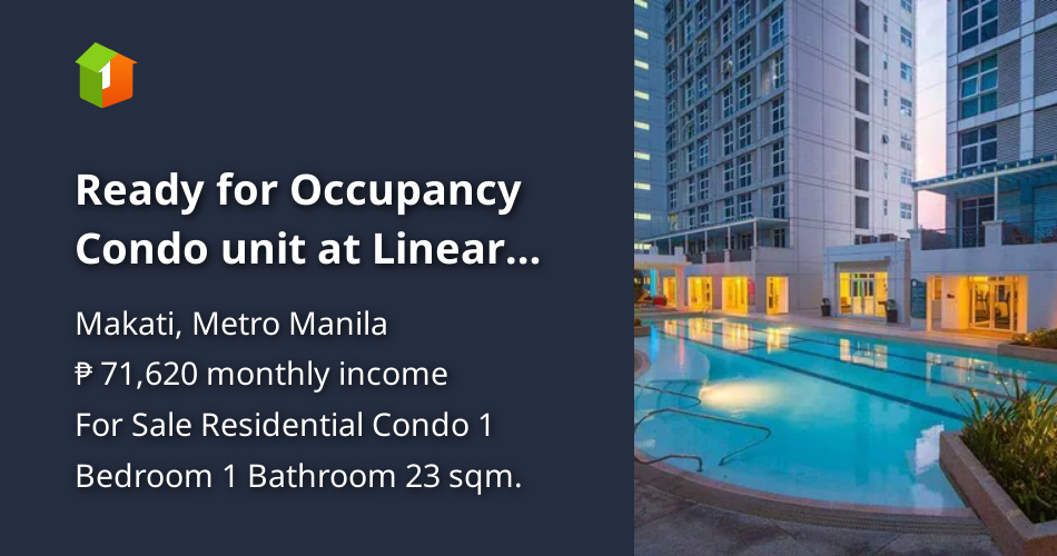 Ready for Occupancy Condo unit at Linear Makati [Condos 🏙️] (December ...