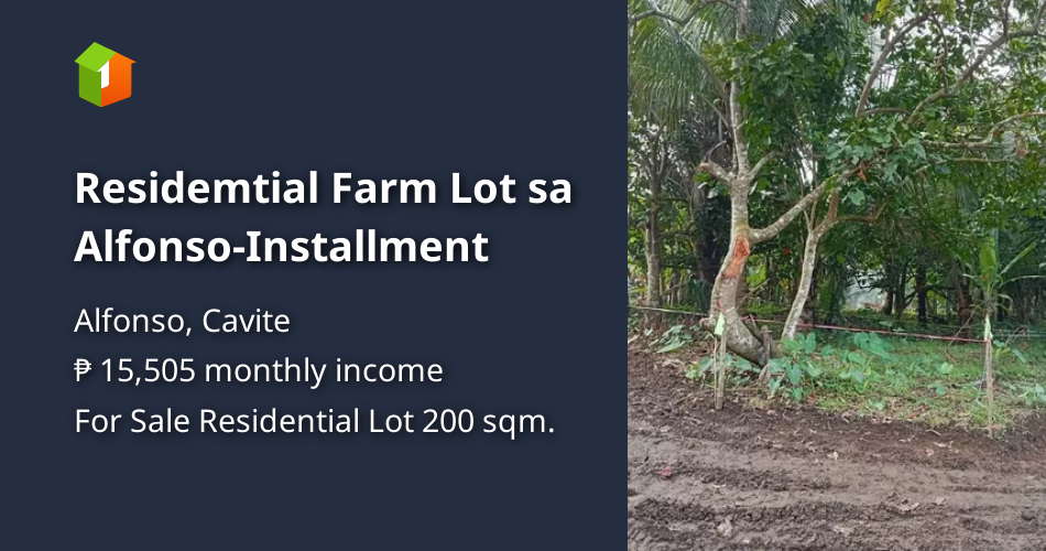 Residemtial Farm Lot sa Alfonso-Installment [Lots 🚜] (November 2022) in Alfonso, Cavite for sale