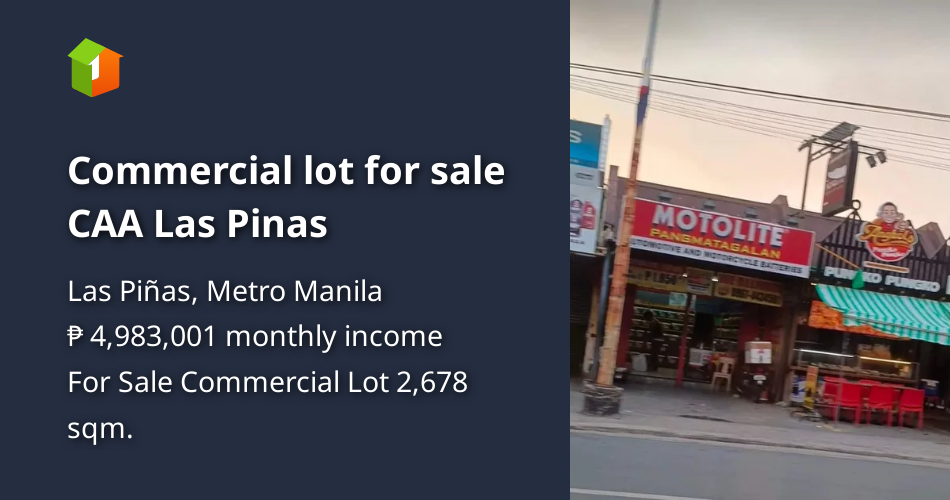 Commercial lot for sale CAA Las Pinas [Lots 🚜] (July 2024) in Las Piñas ...