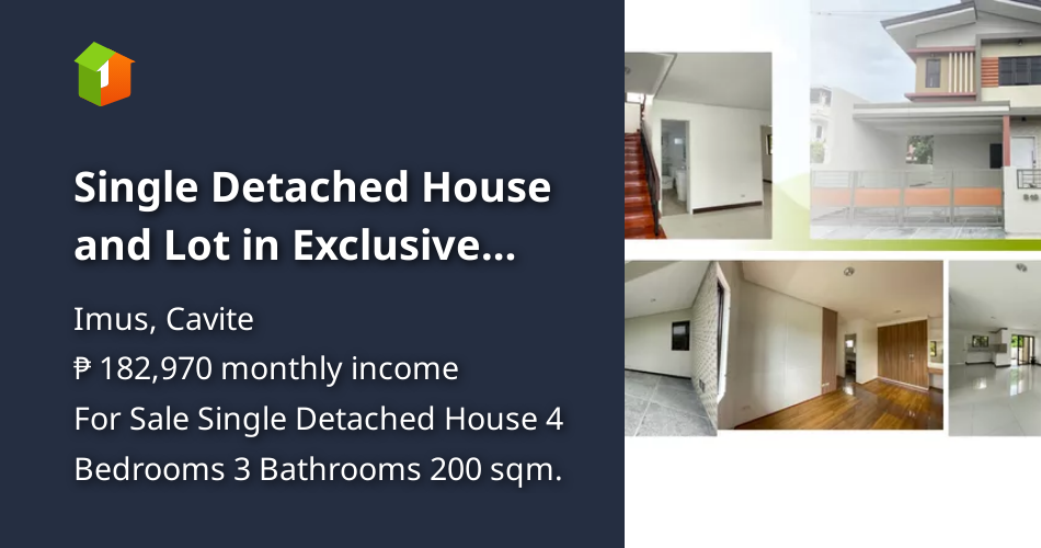 Single Detached House and Lot in Exclusive Subdivision [Houses and Lots ...