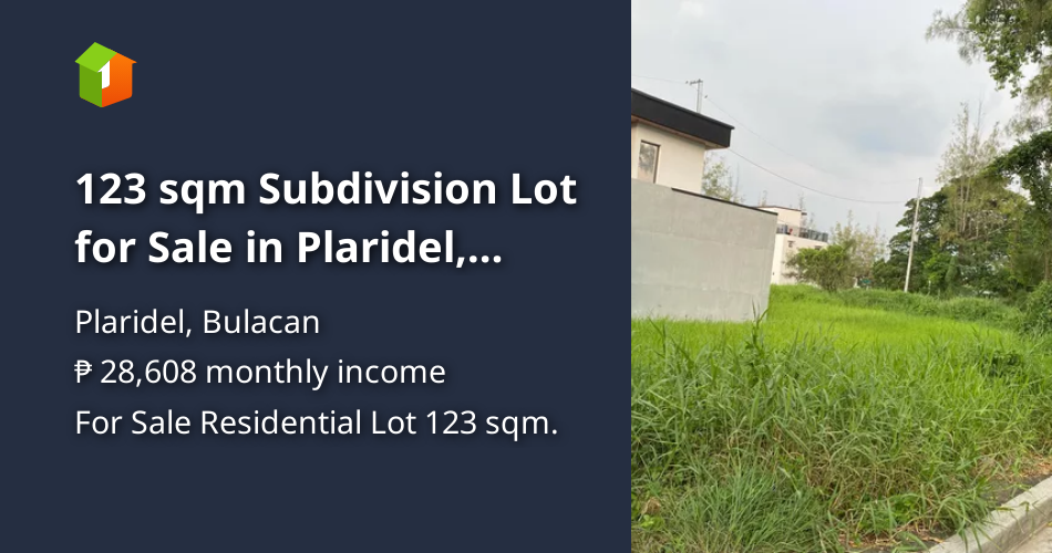 123 sqm Subdivision Lot for Sale in Plaridel, Bulacan [Lots 🚜 ...