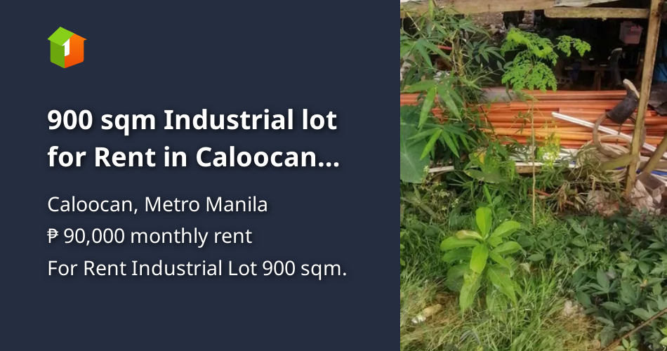 900 sqm Industrial lot for Rent in Caloocan Metro Manila [Lots 🚜 ...