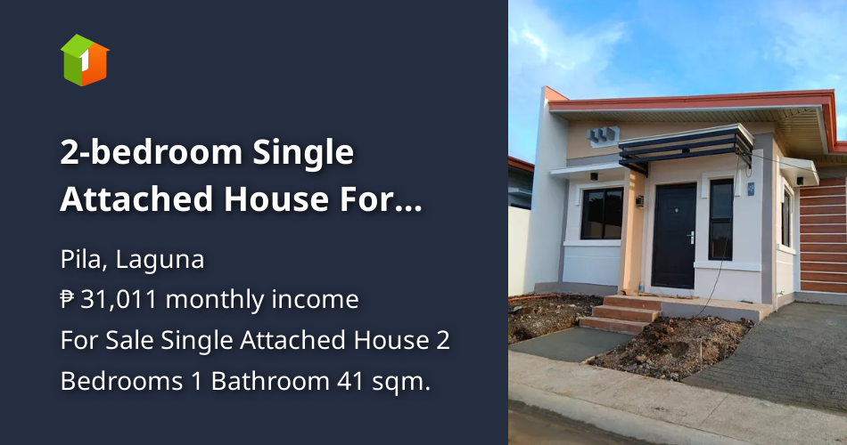 2-bedroom Single Attached House For Sale in Pila Laguna [Houses and ...