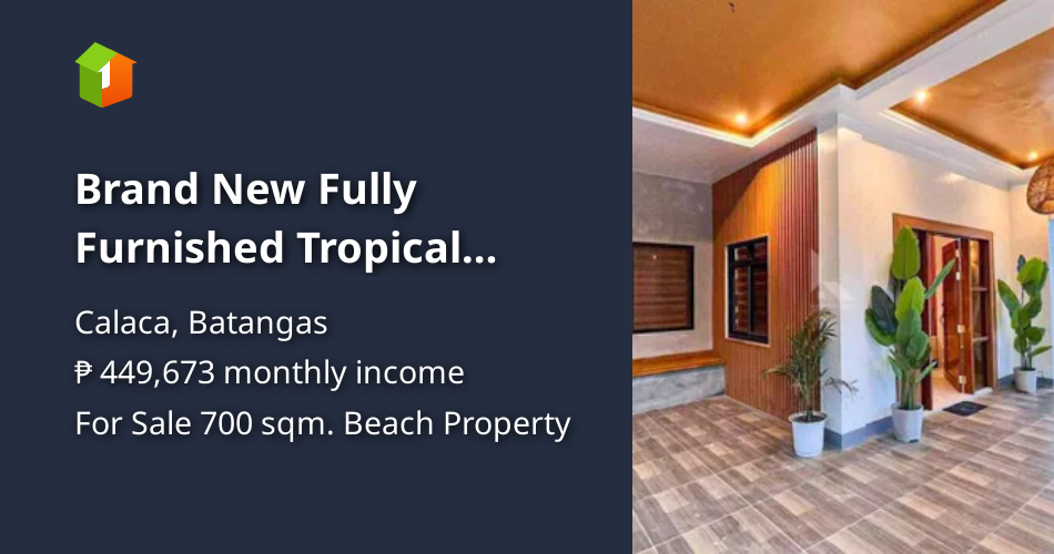 Brand New Fully Furnished Tropical Resort for sale in Calaca Batangas ...