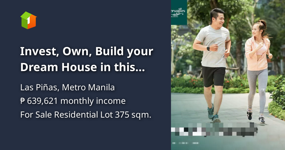 Invest, Own, Build your Dream House in this 375 Square Meter ...
