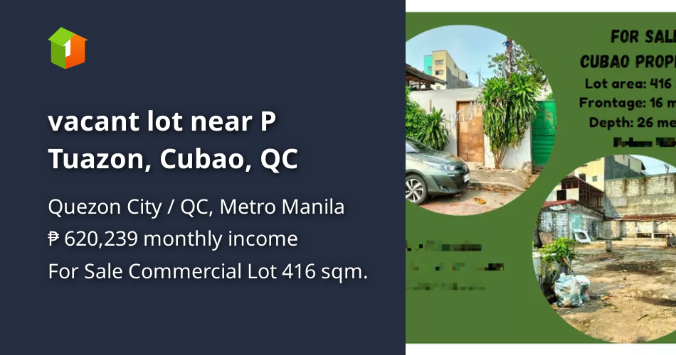 Vacant lot near P Tuazon, Cubao, QC [Lots 🚜] (July 2025) in Quezon City ...