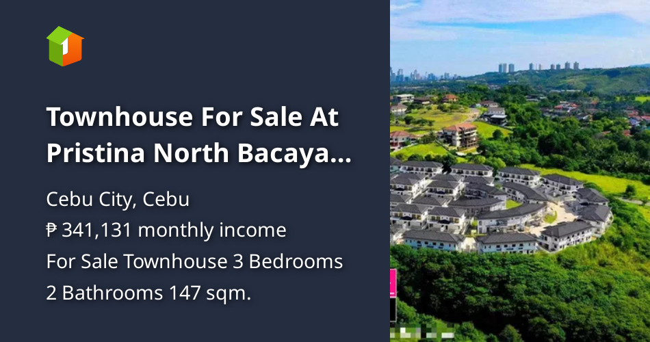 Townhouse For Sale At Pristina North Bacayan Cebu City [Houses and Lots ...