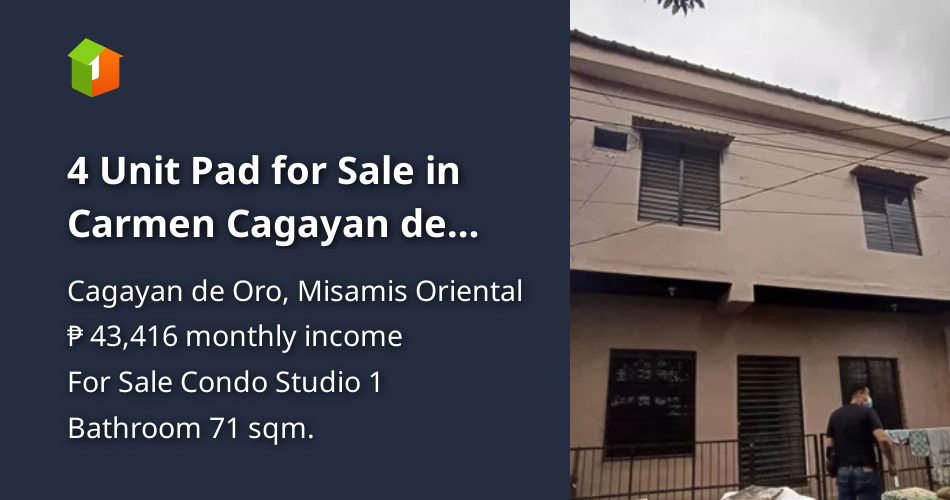4 Unit Pad for Sale in Carmen Cagayan de Oro [Condos 🏙️] (March 2023 ...