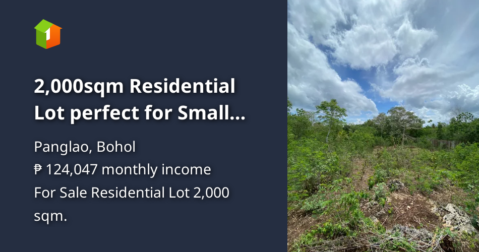 2,000sqm Residential Lot perfect for Small resort or house. [Lots 🚜 ...