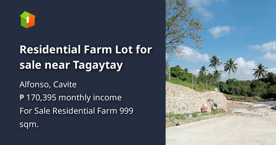Residential Farm Lot for sale near Tagaytay [Lots 🚜] (April 2025) in Alfonso, Cavite for sale