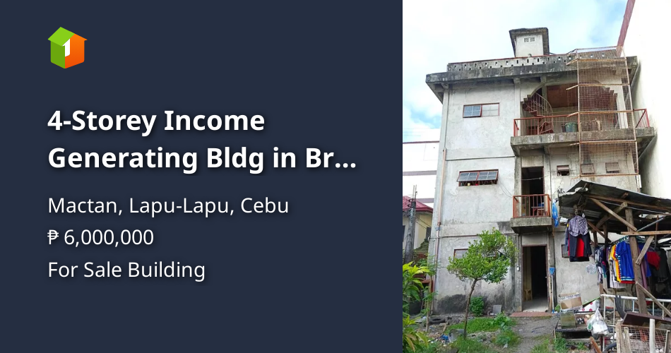 4 Storey Income Generating Bldg In Brgy Pusok Lapu Lapu City Very Near Gaisano Island Mactan