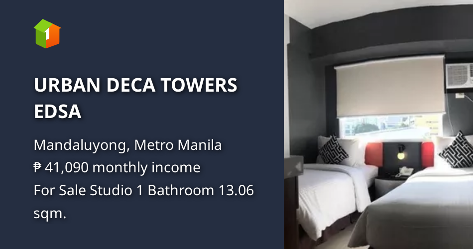 URBAN DECA TOWERS EDSA [Condos 🏙️] (October 2021) in Mandaluyong, Metro ...