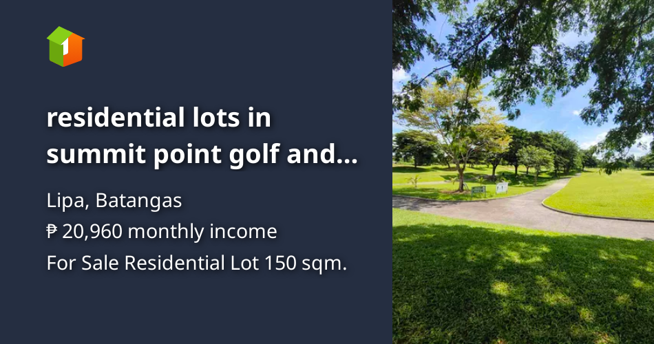 Residential lots in summit point golf and country club [Lots 🚜] (July ...