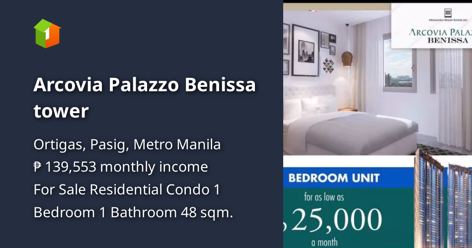 Arcovia Palazzo Benissa tower [Condos 🏙️] (May 2022) in Ortigas, Pasig ...